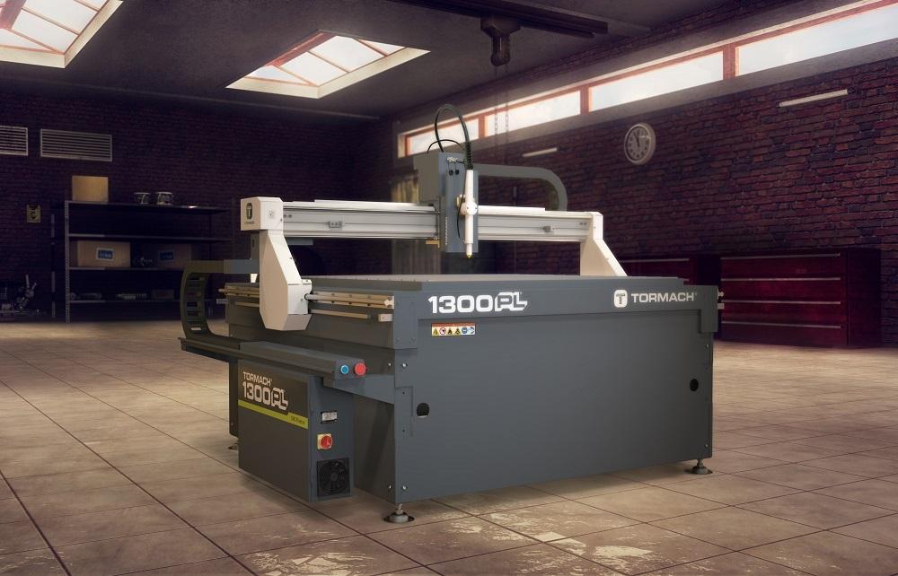 1300PL plasma table from Tormach handles 4- by 4-ft. sheets