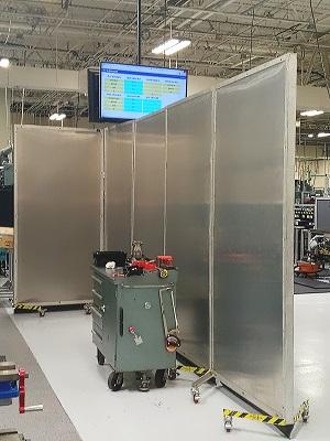 Acoustiblok’s mobile noise reduction system designed for industrial sites