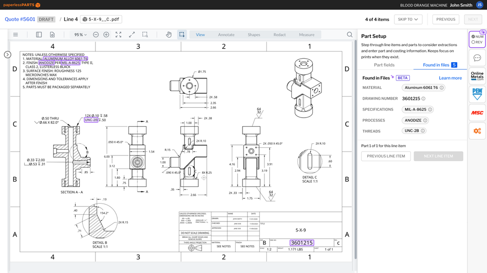 Ai Powered Automation Helps Reduce Errors In Quoting From Prints