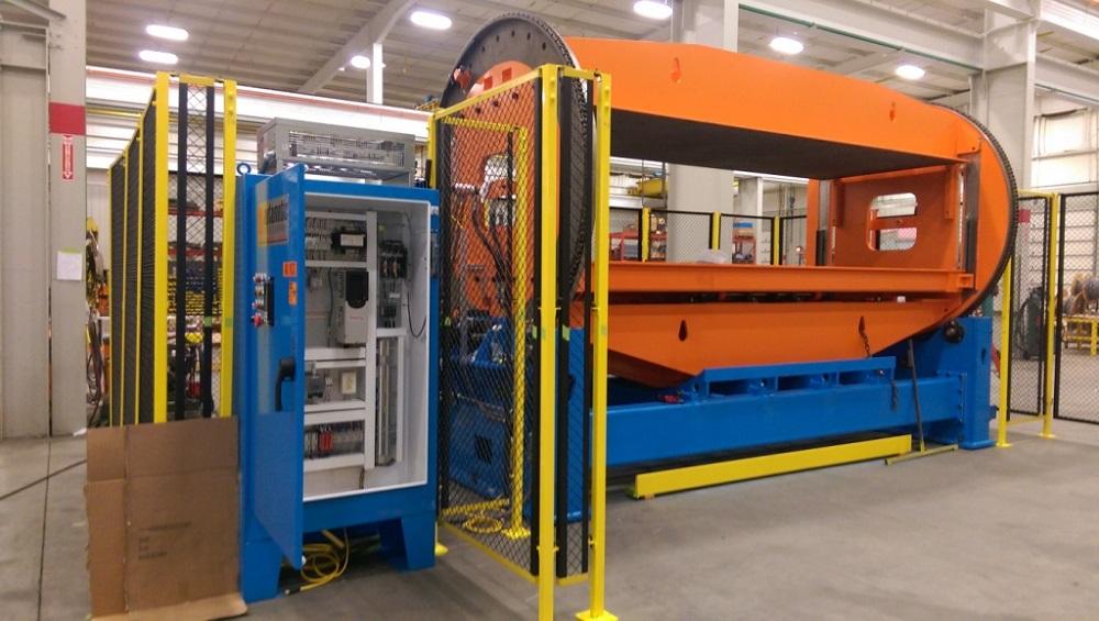 Automatic Feed bundle turnovers accommodate many types of stacked materials