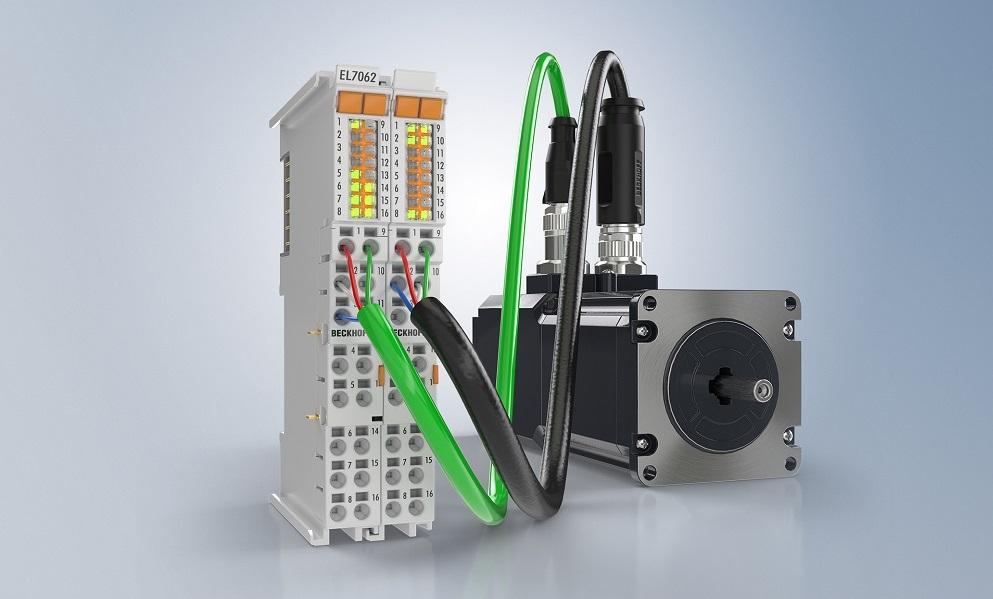 Beckhoff’s EL7062 stepper motor I/O terminal provides dual-channel ...
