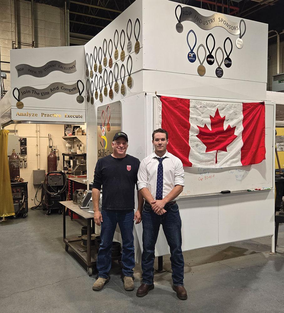 Ben Rainforth brings home bronze in welding