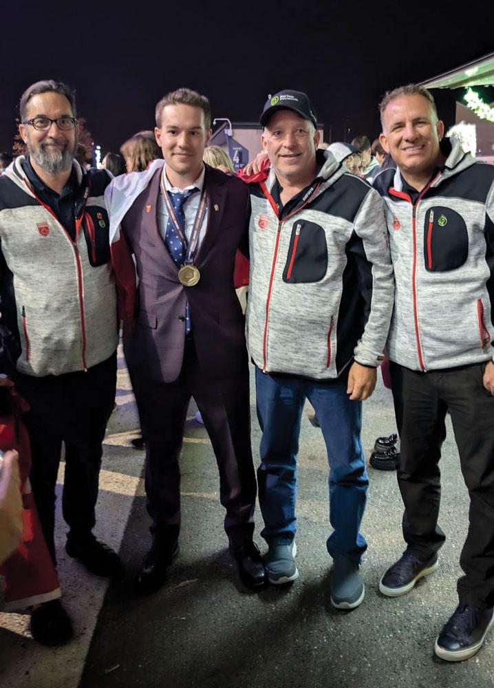 Ben Rainforth brings home bronze in welding