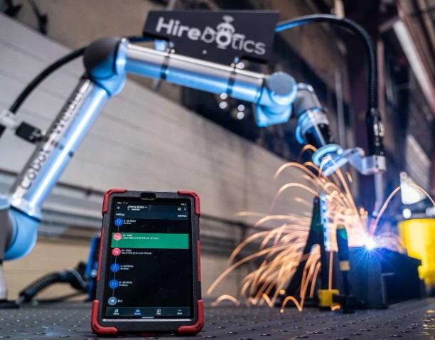 Cobot Welder integrates the new Miller Auto DeltaWeld