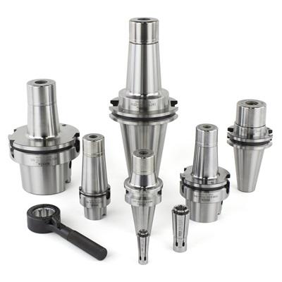 Collet chuck enables aggressive machining