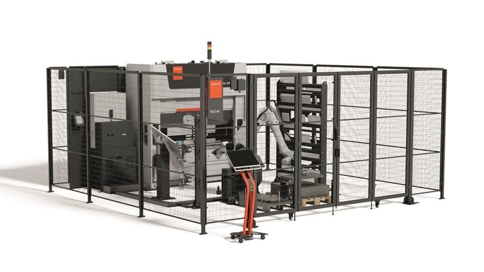 Compact automated bending system fits almost any production environment