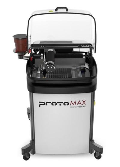 Compact waterjet cutting machine handles low-volume production