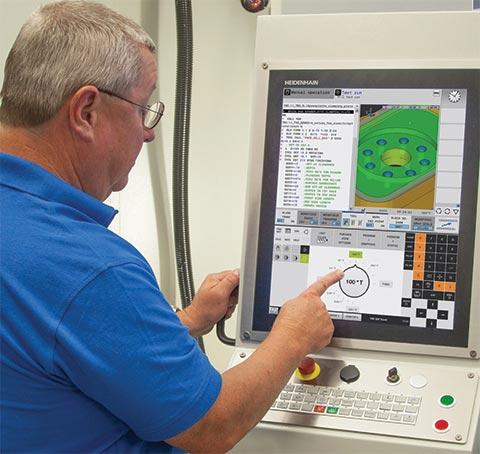 Contouring control offered with touchscreen technology
