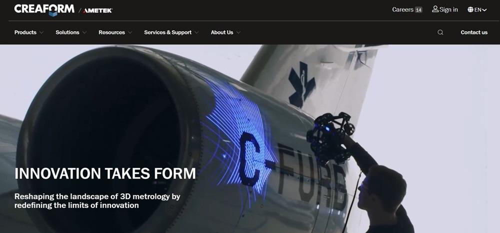 Creaform launches new website