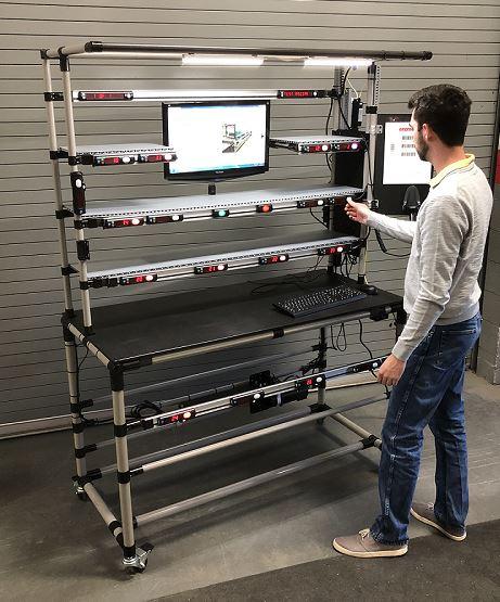 Creform workstation provides light-guided picking for assembly