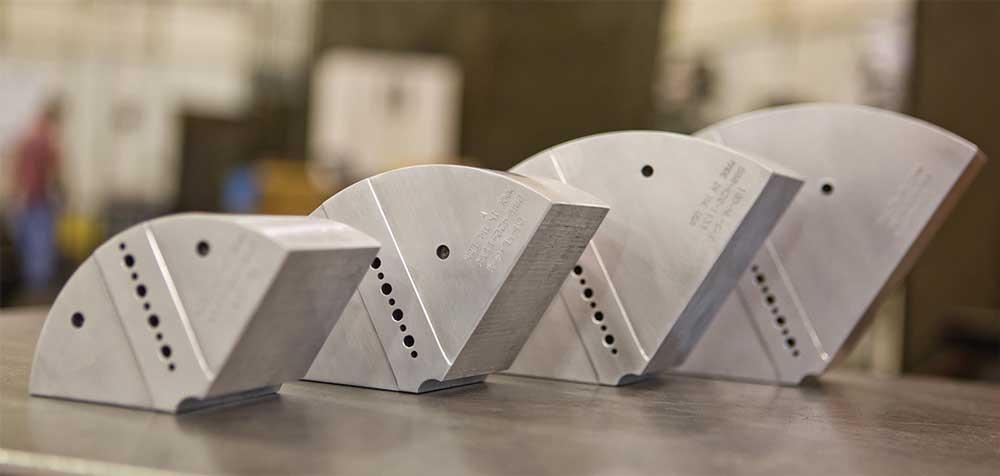 Dillon’s aluminum chuck jaws built from extruded 6061