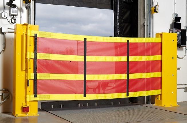 Dok-Guardian XL safety barrier from Rite-Hite meets guardrail walking ...