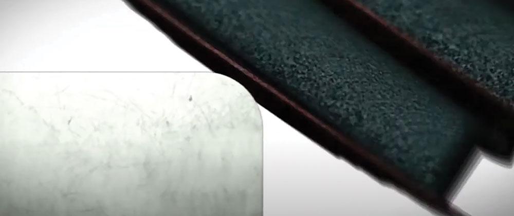 Edge rounding metal parts