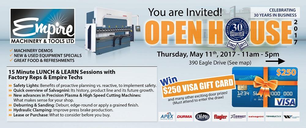 Empire Machinery hosts 30th anniversary open house