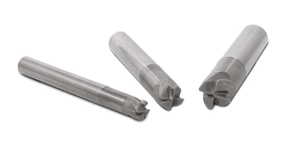 End mills designed for demanding machining applications HRSAs