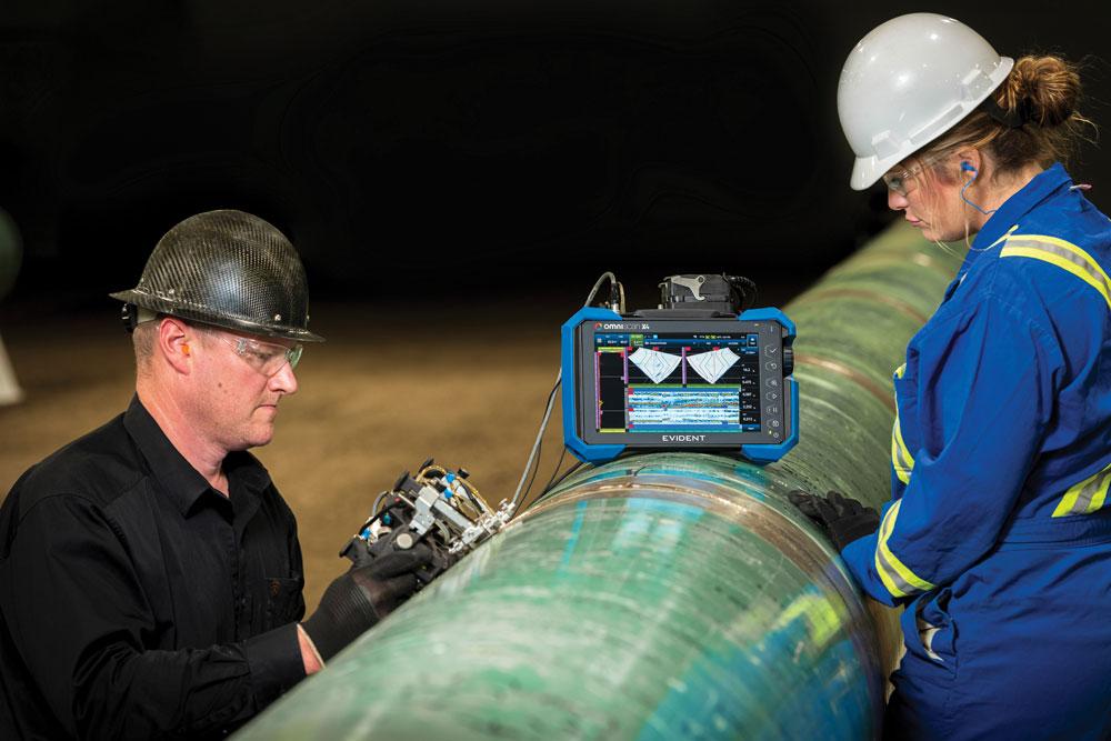Inspecting the structural integrity of the weld