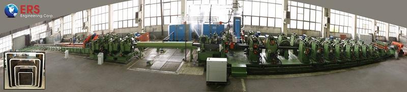 ERS Eng.’s automatic tube mill produces square, rectangular tube