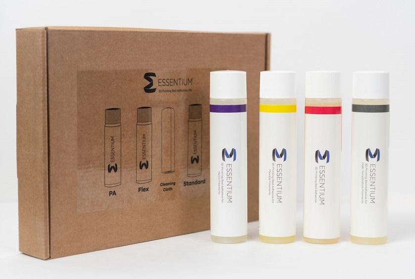 Essentium’s 3D Printing Bed Adhesives release print when bed has cooled