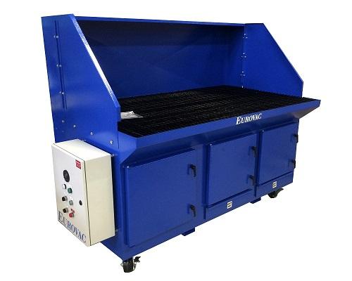 Eurovac downdraft table helps eliminate welding, grinding fumes