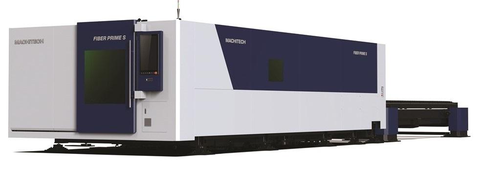 Fiber laser cutting machine cuts mild steel up to 4 in. thick