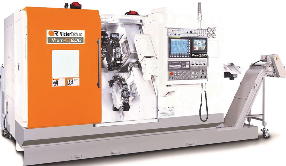 Fortune Vturn-Q200 multitasking centre features twin spindles, three ...