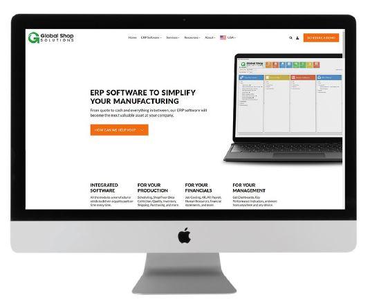 Global Shop Solutions releases new corporate website