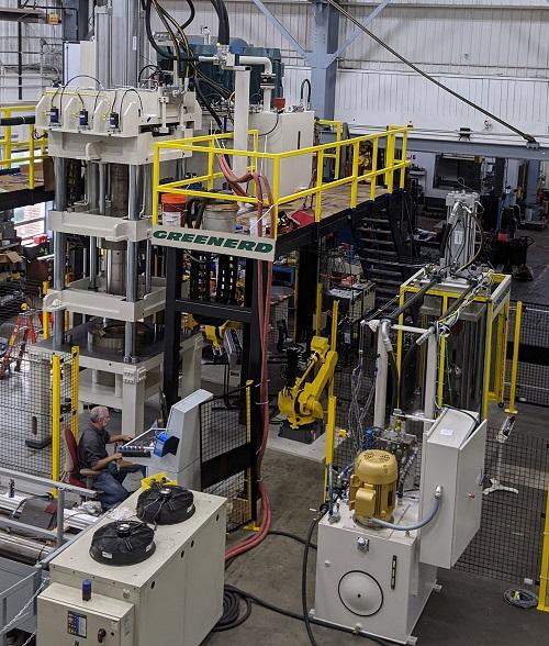 Greenerd two-press production cell enables unattended production of ...