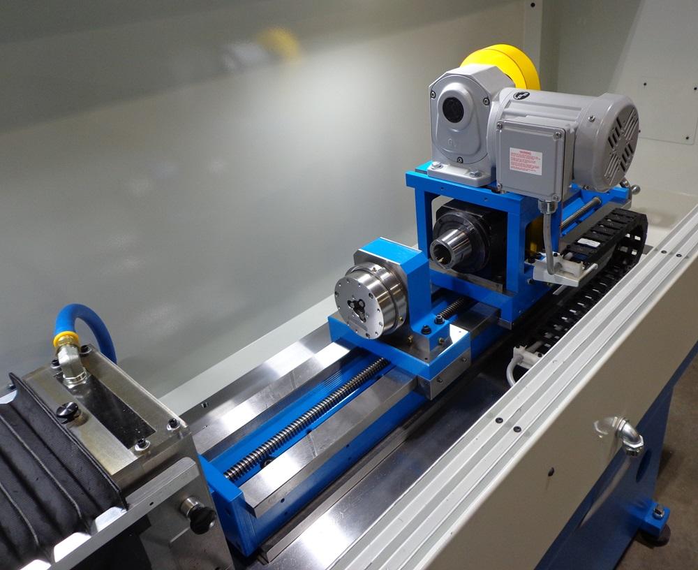 Gundrilling machine has new fixturing design