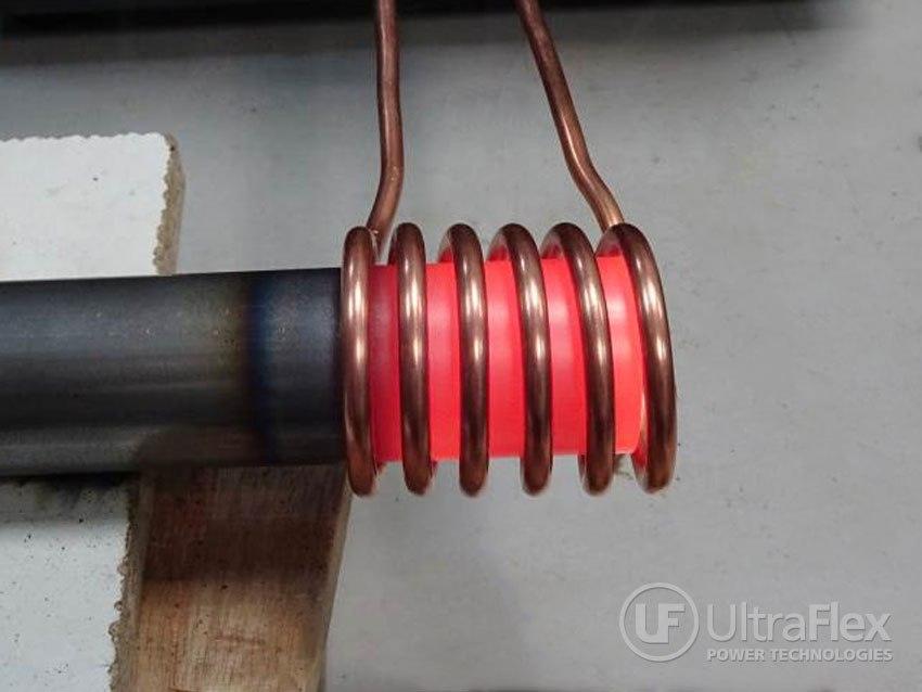 Induction heating system preheats steel tubes to 1,650 degrees in seconds