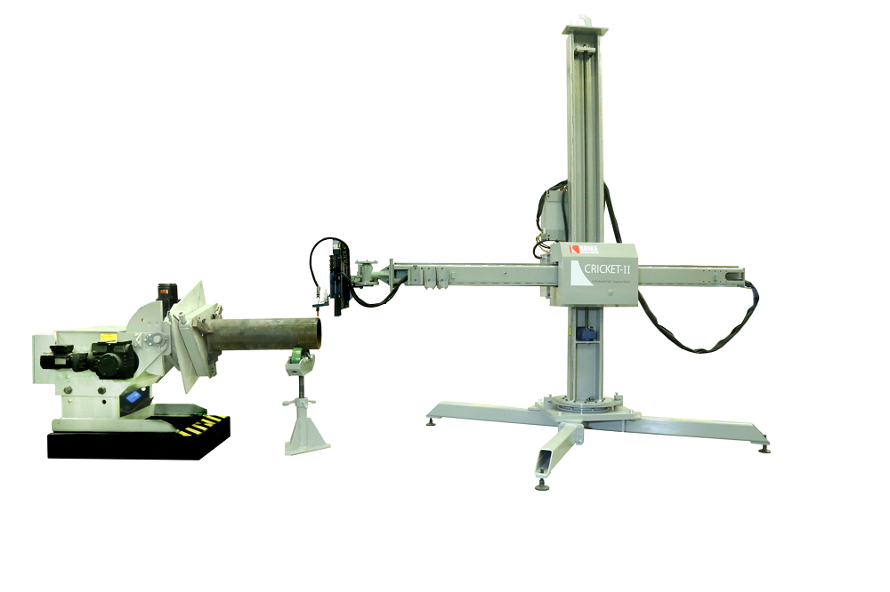 Koike’s Cricket-II welding manipulator supports multiple welding processes