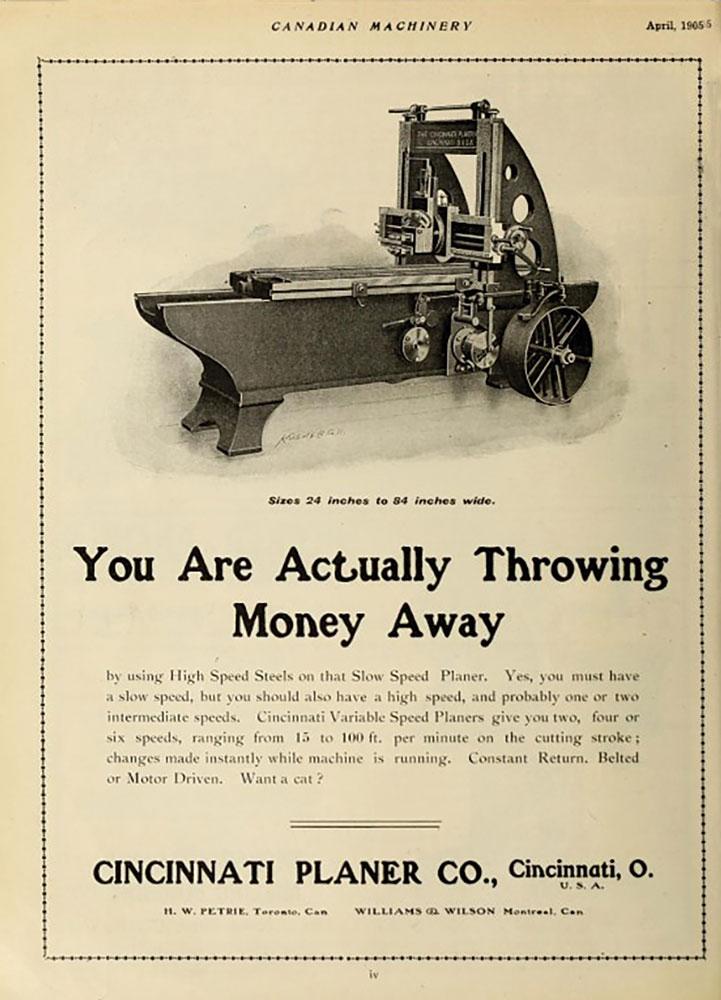 Looking back to April 1905