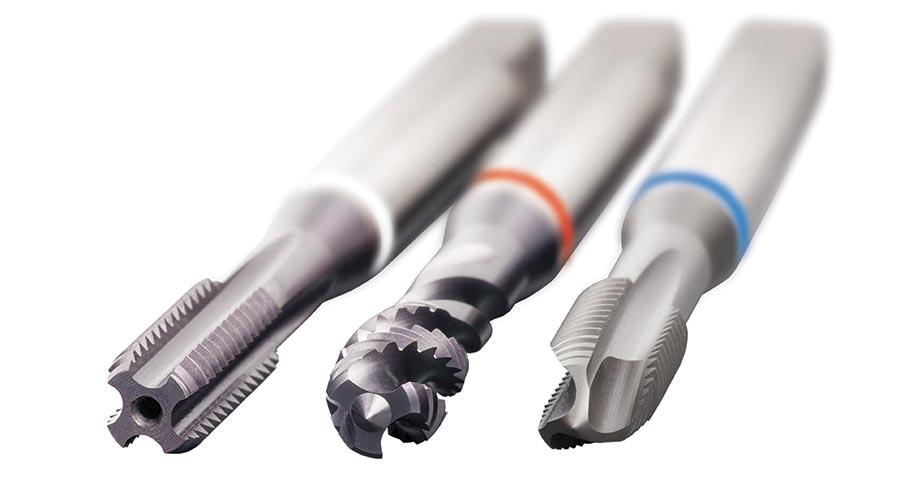 Material-specific taps cut steels and cast iron