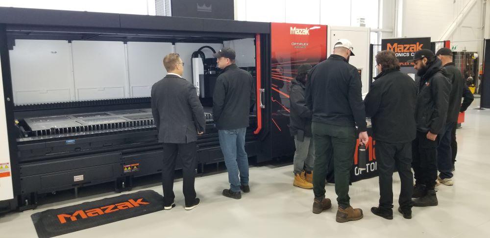 Mazak holds demo day for new generation laser