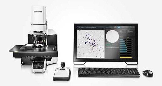 Olympus CIX100 cleanliness inspection system can be used as a digital ...