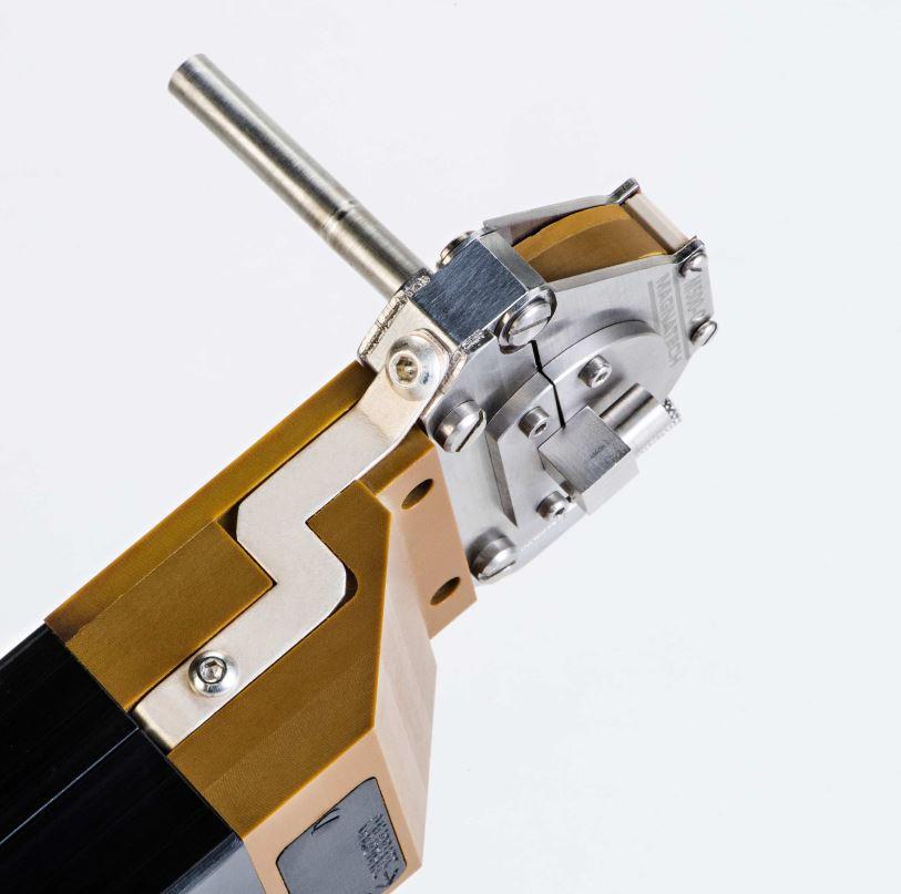 Orbital fusion weld head features ultralow profile