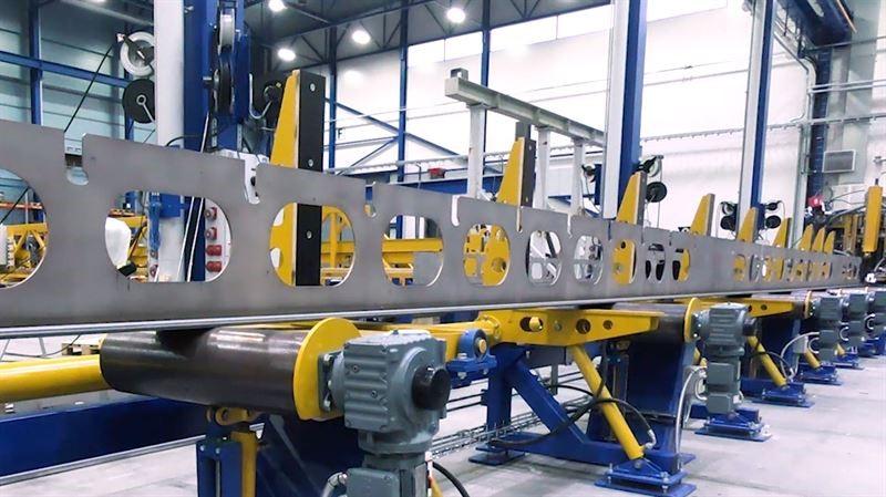 Pema T-beam production line helps improve shipbuilding efficiency