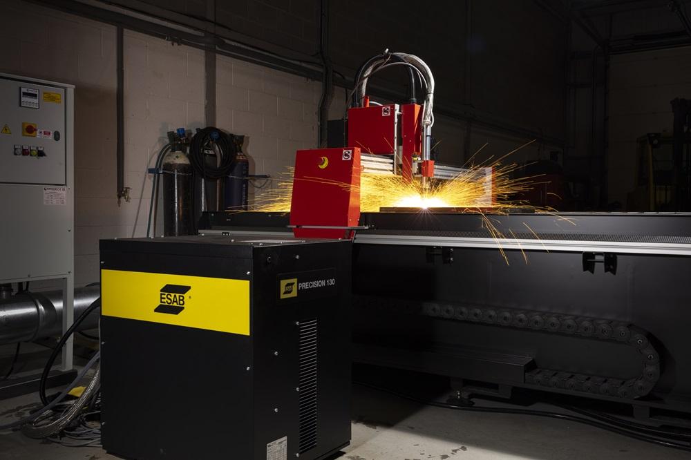 Plasma power source cuts using popular high-precision plasma/shielding gas combos