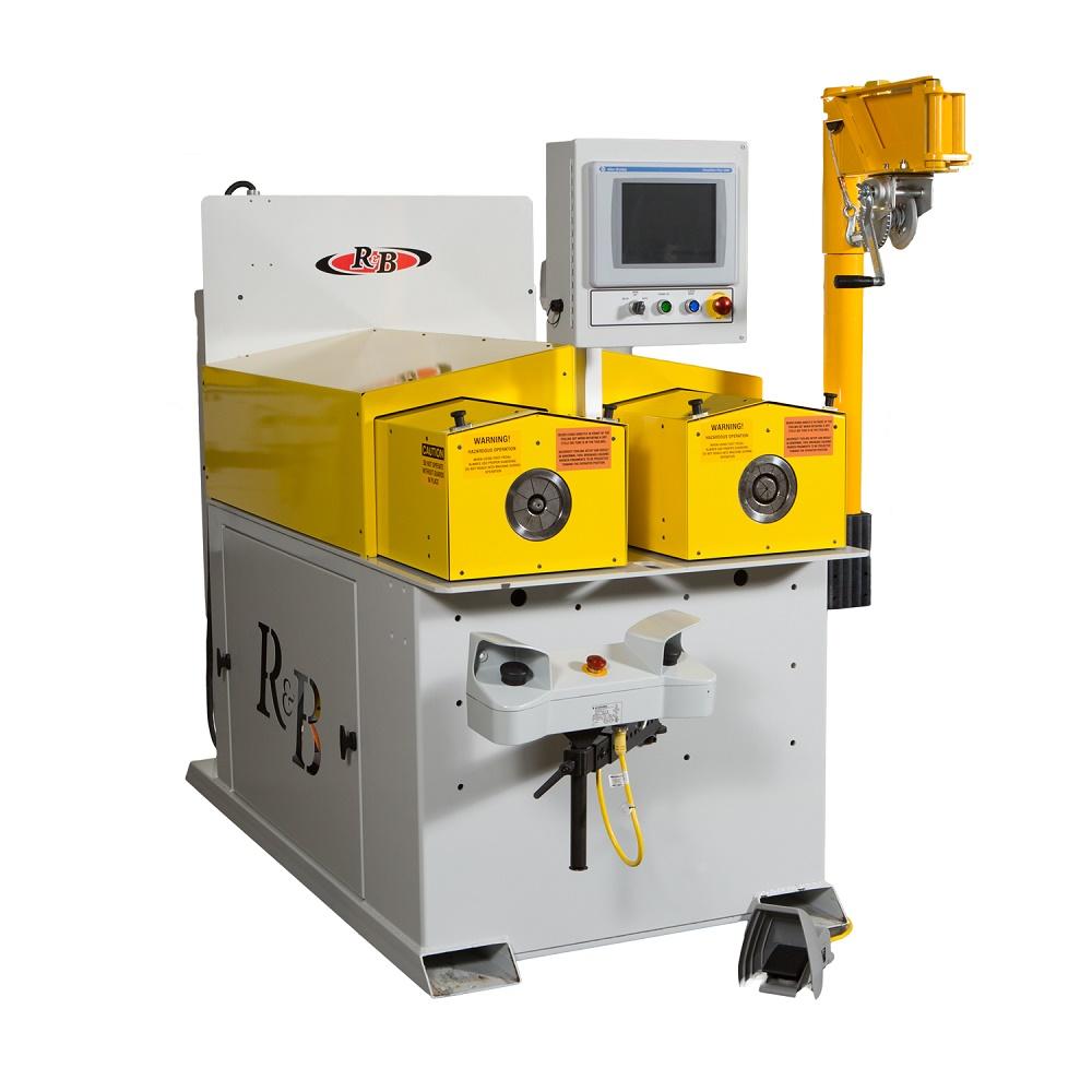 R&B Machining’s ECOForm eRB80 IO+IO tube end former is all-electric