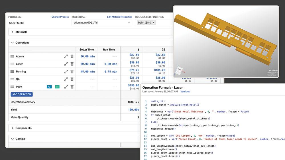 Reimagining quoting for machined components