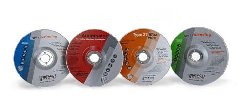 Rex-Cut Abrasives adds 6-in. grinding and blending wheels