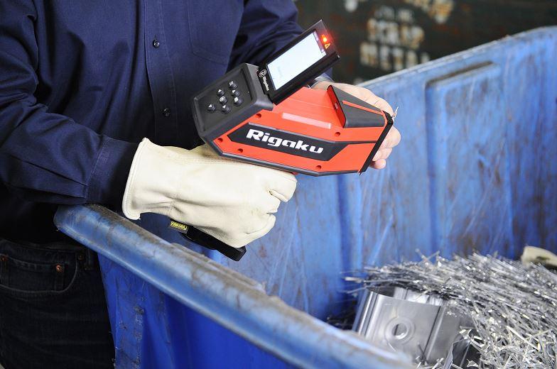 Rigaku KT-100S hand-held analyzer aids scrap metal sorting