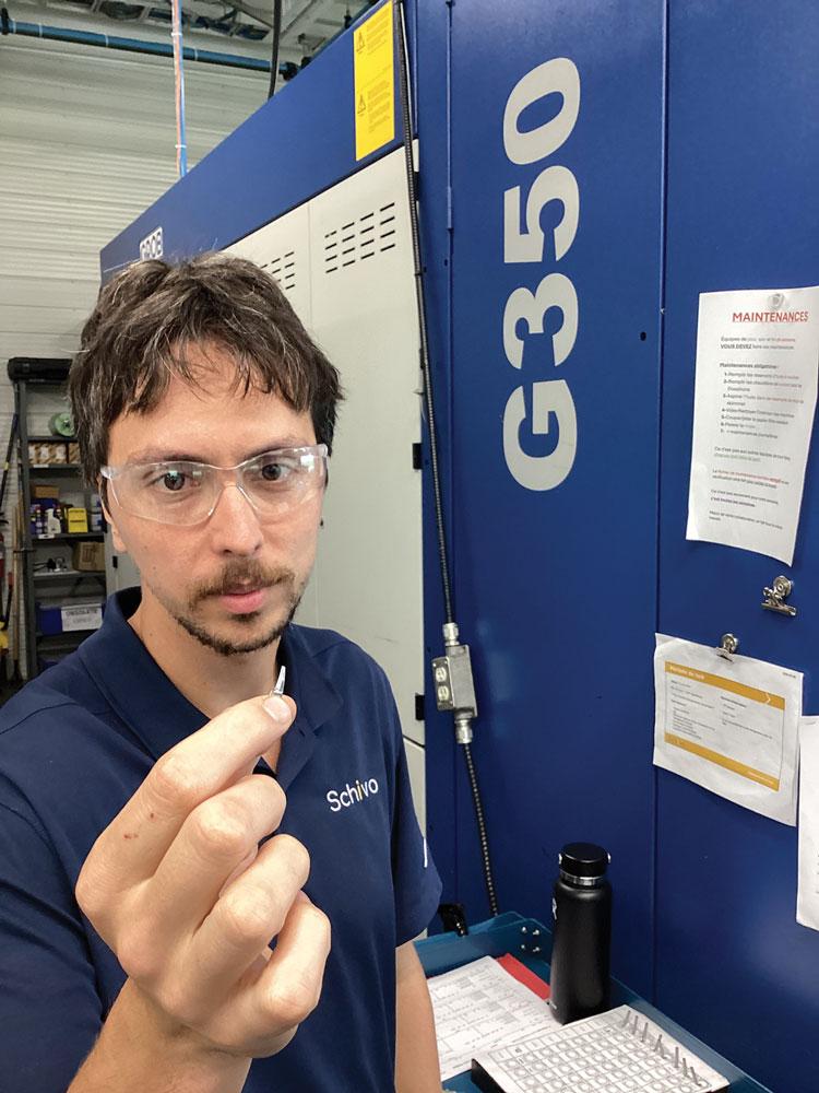 Schivo thinks big while machining small parts
