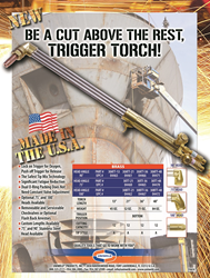 Simplified cutting torch helps reduce fatigue