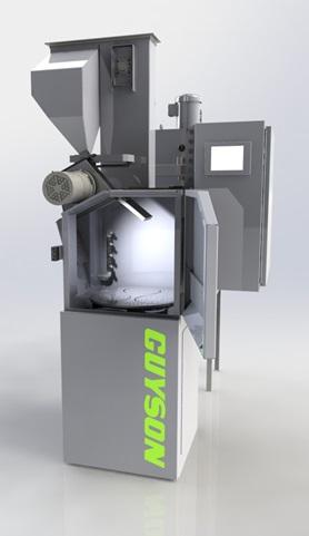 Small-footprint blast finishing system introduced