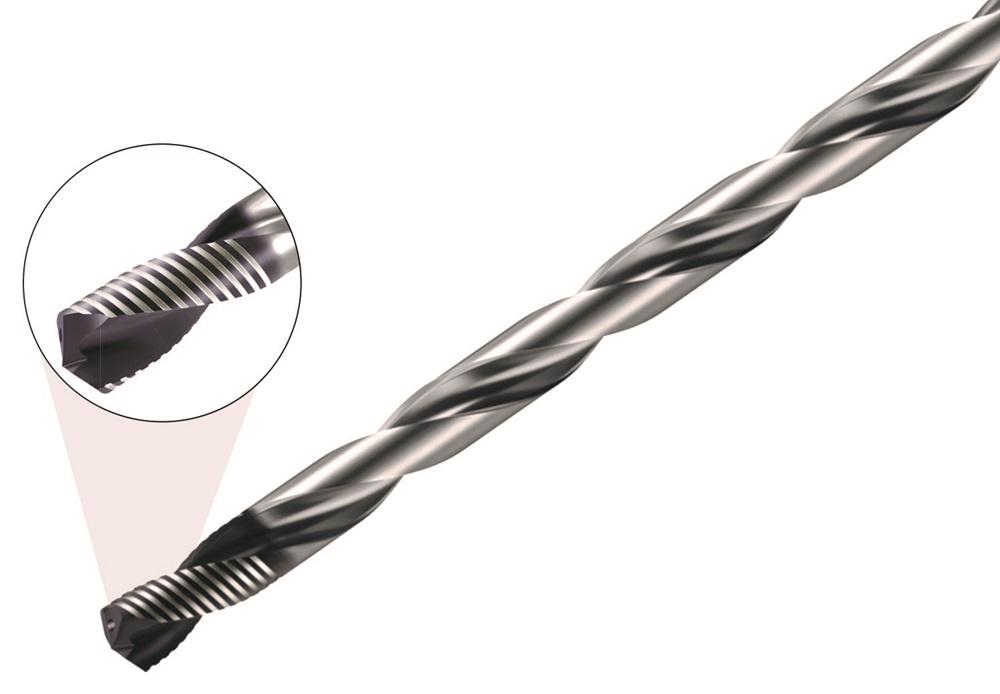 Solid carbide drill designed for holemaking in steel and cast iron