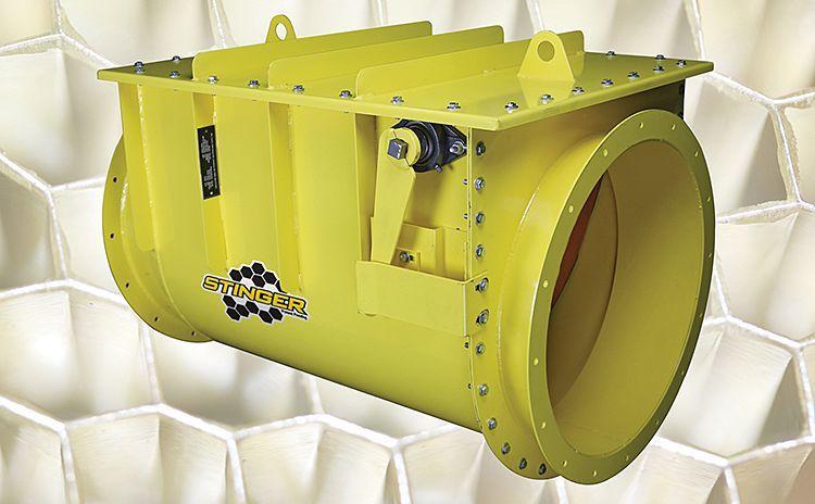 Stinger explosion isolation valve from Camfil APC helps keep dust ...