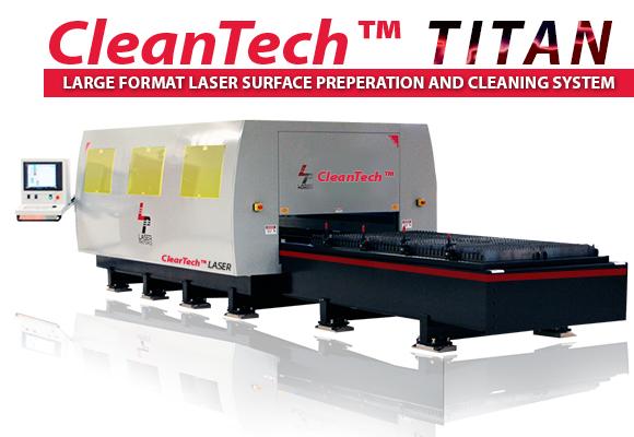 Surface preparation laser machine offers 6- by 13-ft. flatbed