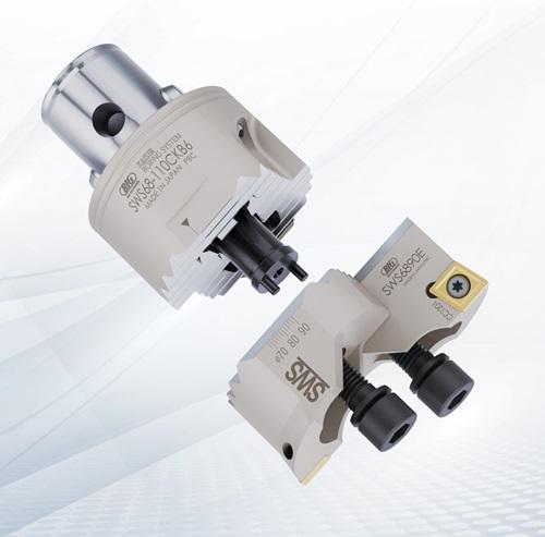 SWS rough boring head offers easy, precise diameter adjustment