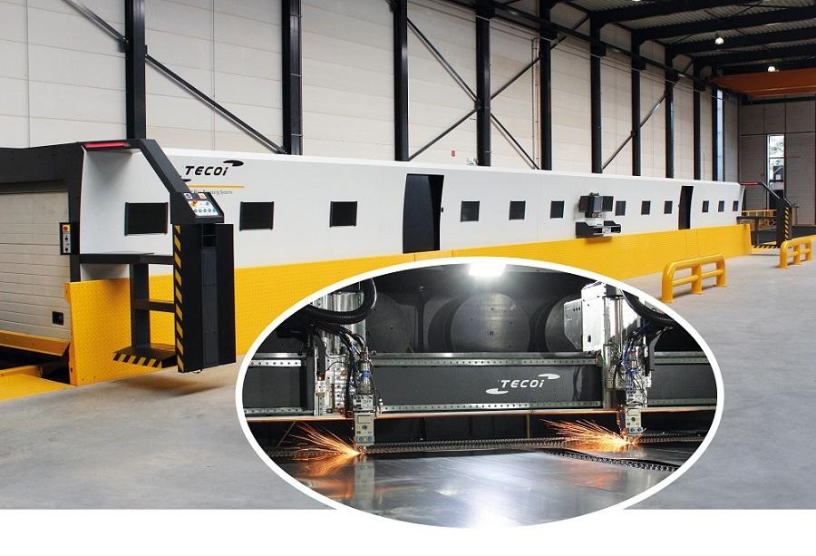 Tecoi LS Mega laser processes plate of nearly any length