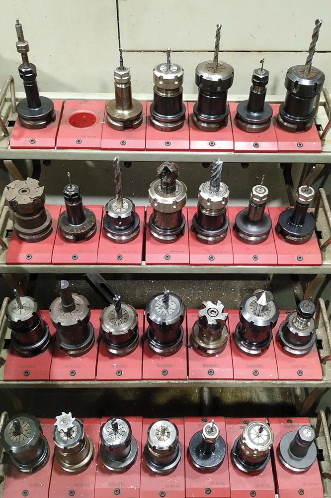 Tool storage and management in CNC shops